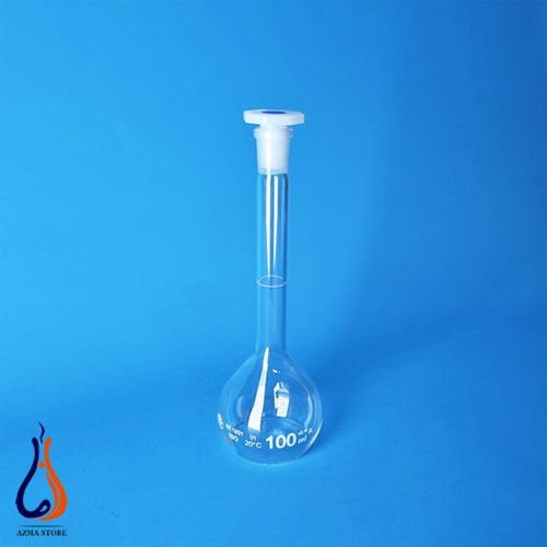 خرید بالن ژوژه شیشه ای 100 میلی لیتر با درب | AzmaStore